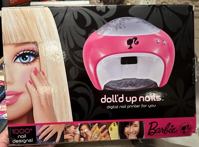 VINTAGE BARBIE DOLL'D UP NAILS DIGITAL PRINTER 2008 NEW COMPLETE SET ...