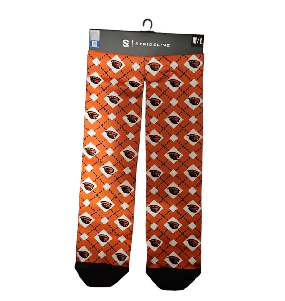 Oregon State Beavers Men's Dress Socks University Strideline NCAA Wear ...