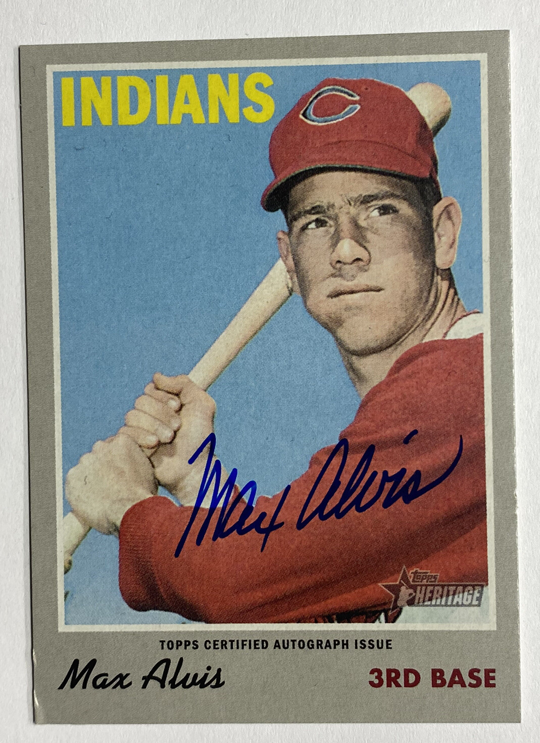 2019 Topps Heritage - Real One Autographs #ROA-MA Max Alvis (AU) for ...