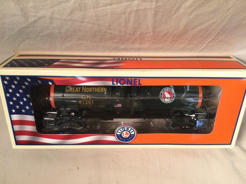 Lionel 6-81201 Great Northern Tank Car. Die Cast Sprung Trucks, New in ...