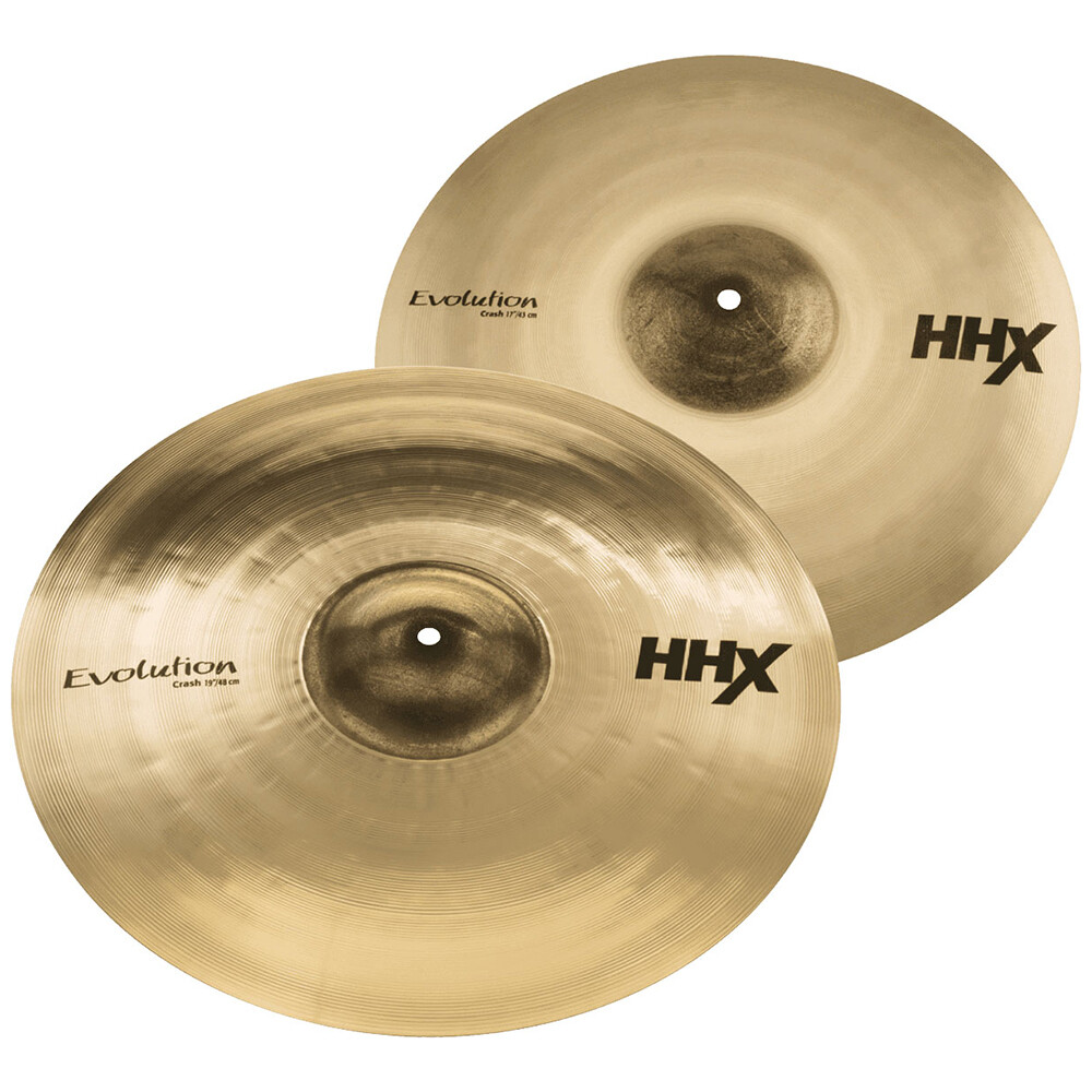 Sabian 15004XEB Evolution Crash Cymbal Pack, 17'' + 19'', B20 | eBay