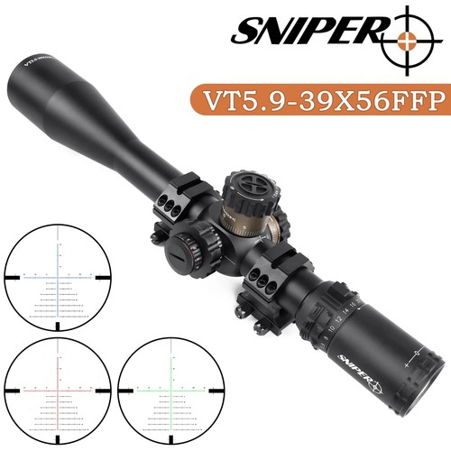 Sniper VT5.9-39x56mm FFP RifleScope 35mm Tube Precision Long Range ...