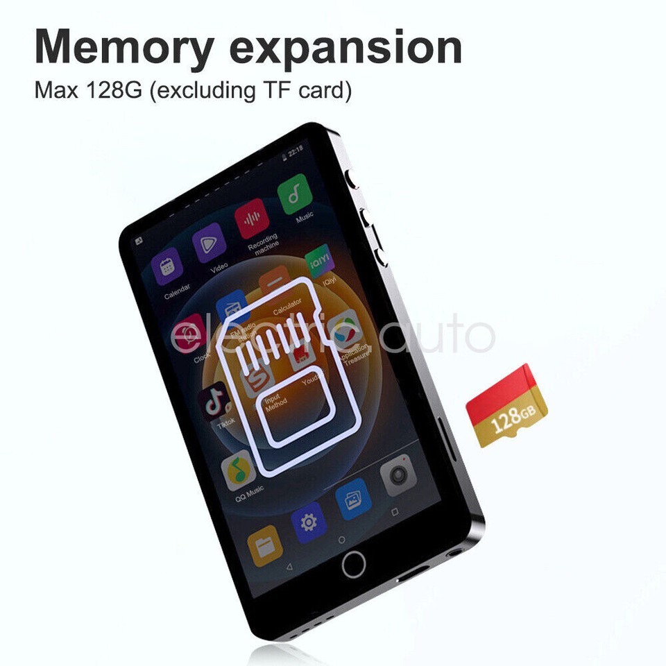 Android WIFI MP3 MP4 Player with Camera APP Store Video Music Player ...