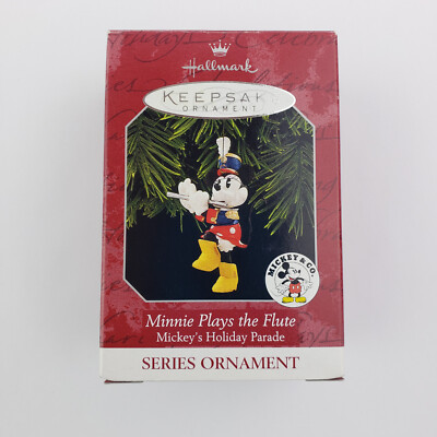 Hallmark Keepsake Ornament Minnie Plays The Flute Disney Mickeys ...