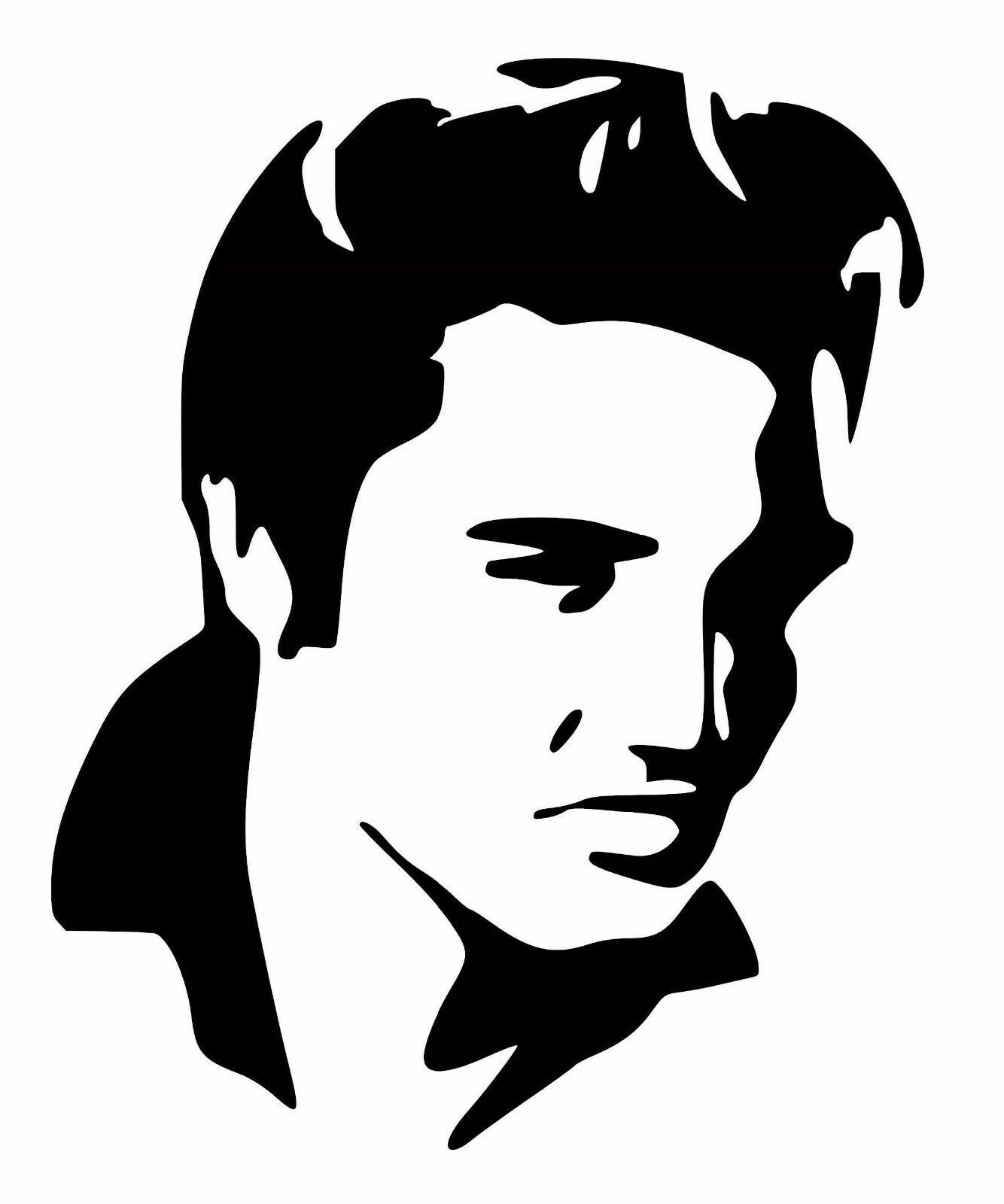 ELVIS PRESLEY FACE VINYL DECAL - THE KING - FAMOUS STAR SILHOUETTES | eBay