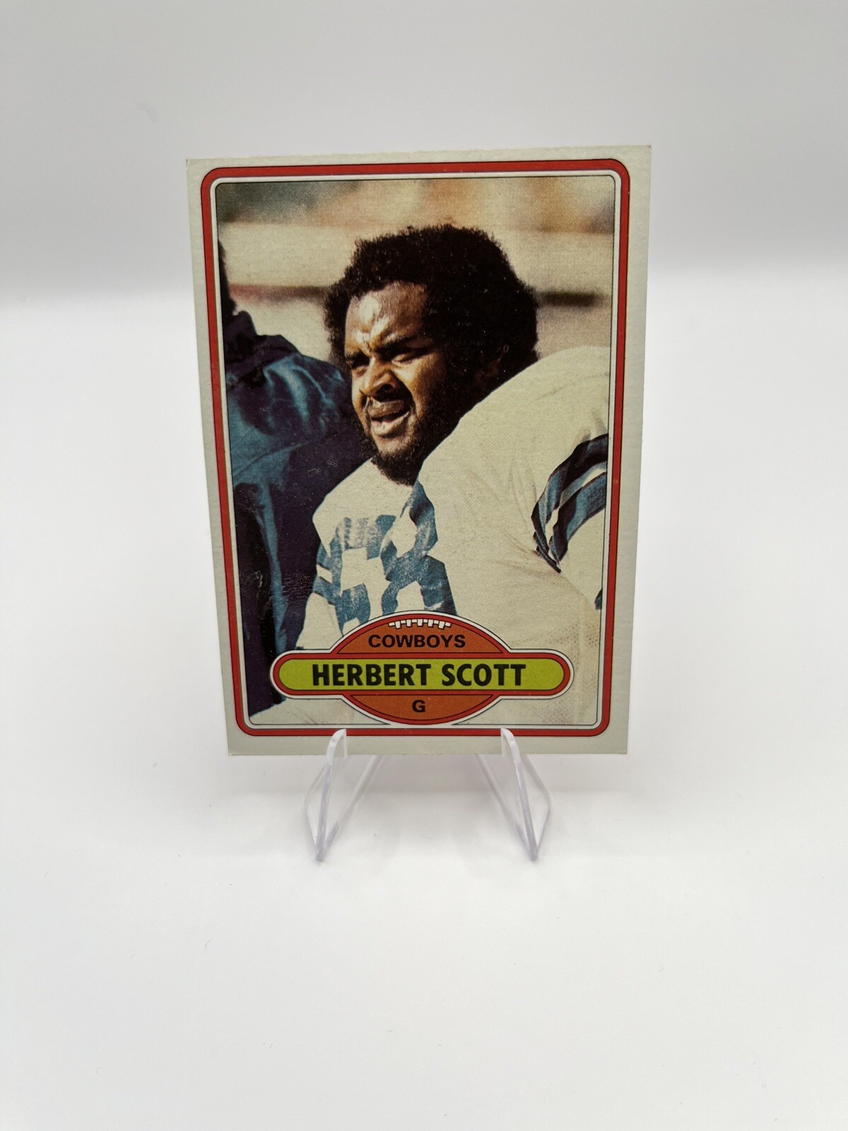 1980 Topps - #33 Herbert Scott, Dallas Cowboys. | eBay