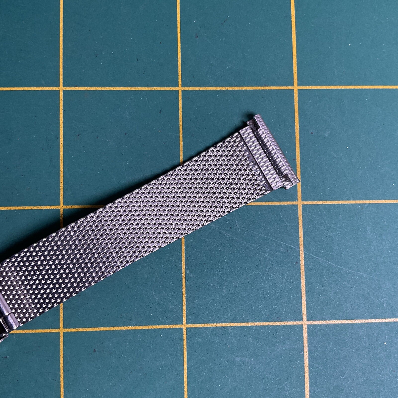 VINTAGE 17MM MARUMAN 5NS59 BRUSHED WATCH BRACELET / BAND STAINLESS ...