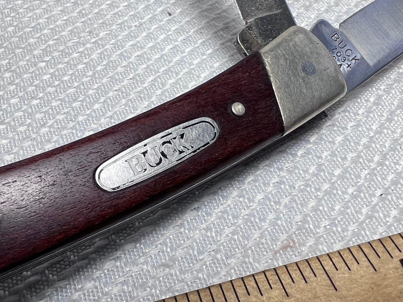 Vtg 1991 Buck 703+ Colt Folding Three Blade Pocket Knife USA | eBay