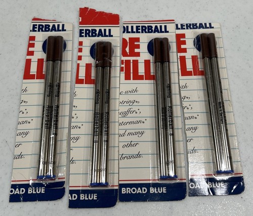 Vintage KOH-I-NOOR Rollerball Broad Blue Pen Refills 084520 Lot Of 8 ...