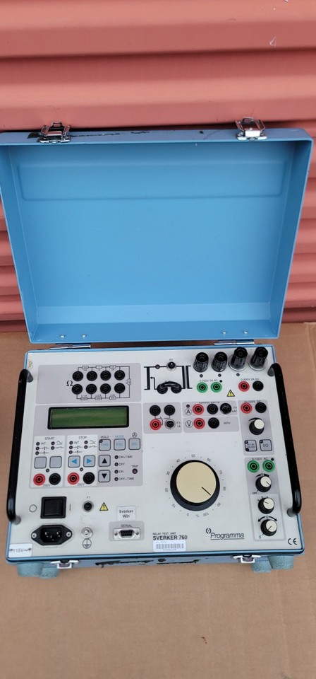 Programma SVERKER 760 Relay Test Set NIST Calibrated Megger Relay ...