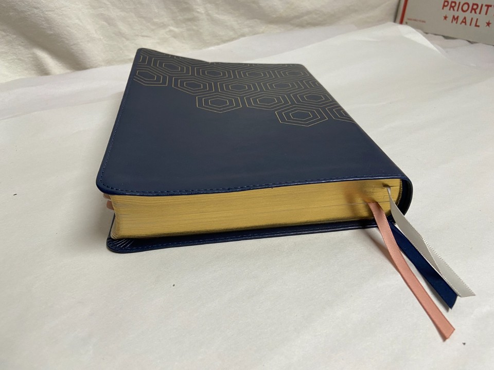 One Step Closer Bible NLT -Flexible Leather Bound Candace Cameron Bure with Tabs | eBay