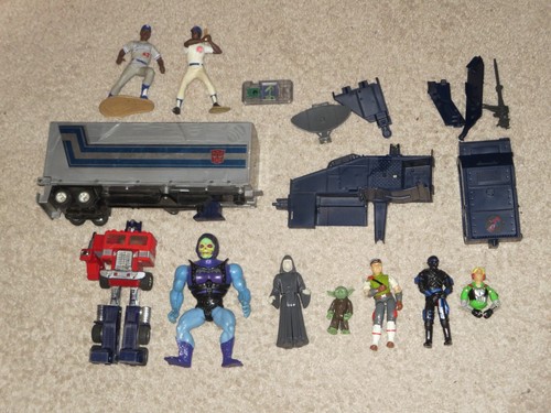 80s Toy LOT Star Wars Transformers GI Joe Action Figure Skeletor ...