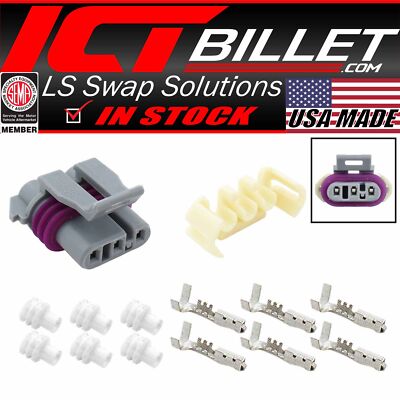 LS Gen 4 Grey 3-Wire CKP Crankshaft Position Sensor Harness Connector ...