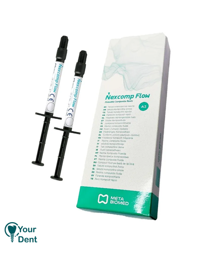 Dental Nexcomp Flow Nano Hybrid Flowable Composite Resin 2*2gr Syr. A3 By Meta | eBay