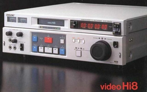 Sony Evo-9800a Pro Hi8 Video8 8mm Video 8 Player Recorder PCM TC VCR ...