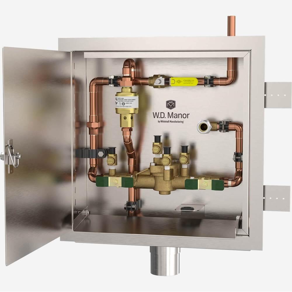 Whitehall Recessed 8193 Dialysis Box -Backflow Preventer, Trap Primer ...