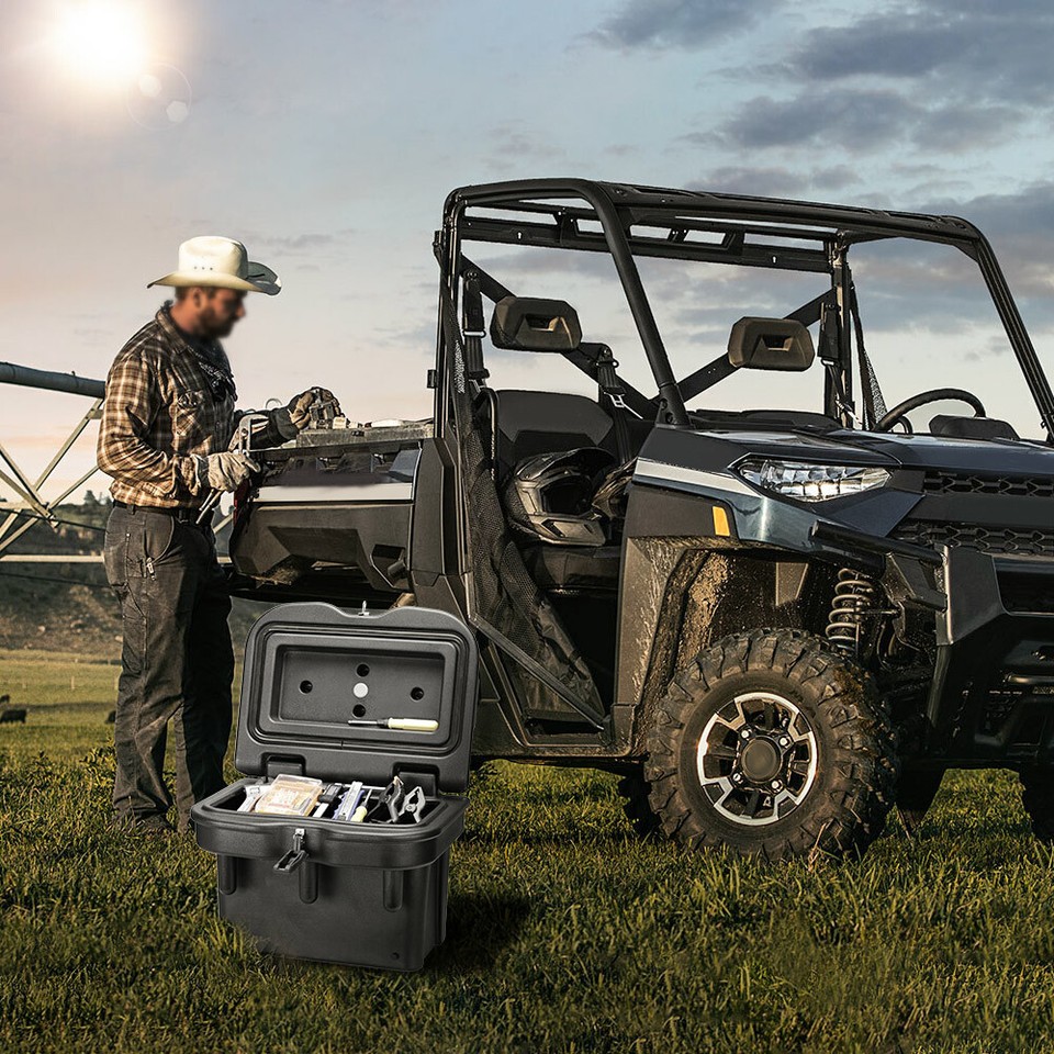 For Polaris Ranger XP 500/570/900/1000 General Cargo Storage Bed Box ...