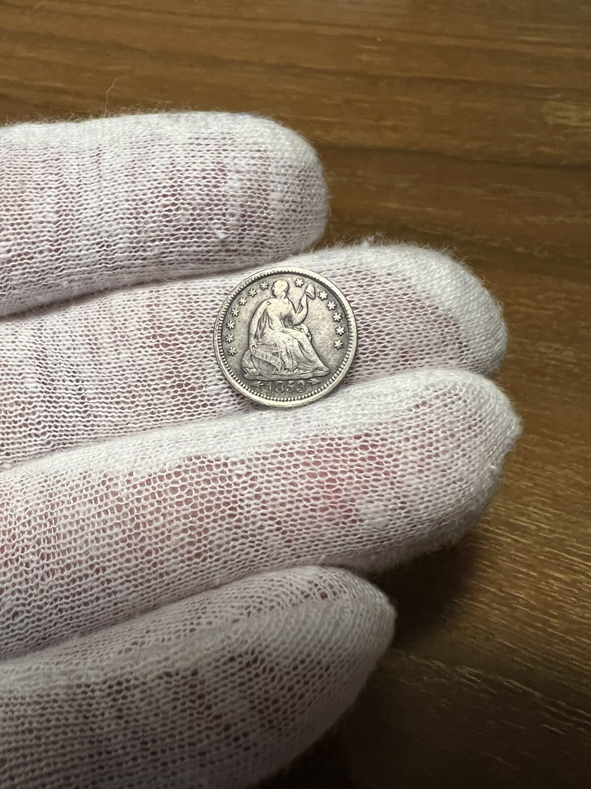 Seated Liberty Half Dime 3 Coin Lot - 1853 1857 US Silver 1/2 Dimes | eBay