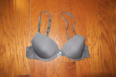 ️ 34B ️ CANDIES ️ BRA GRAY SEXY SUPER CUTE PUSH UP SEAMLESS COMFORT | eBay
