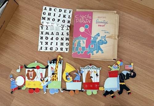 For Anna: Vtg CIRCUS PARADE DOLLY TOY'S -PIN-UP WALL DECORATION And ...
