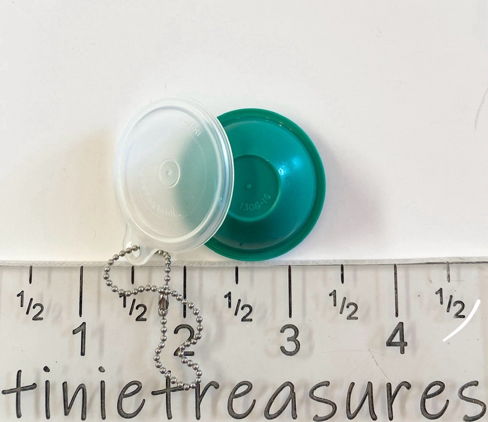 Tupperware keychain mini Wonderlier Bowl Dark Bright Green ...