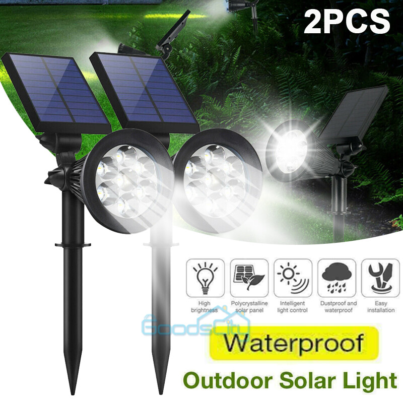 Brightest Solar Spot Lights 48 LED Solar Wall Spotlight With 1000