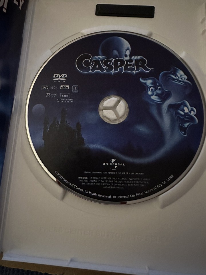 Casper (DVD, 1995)VTG! 25192379420 | eBay