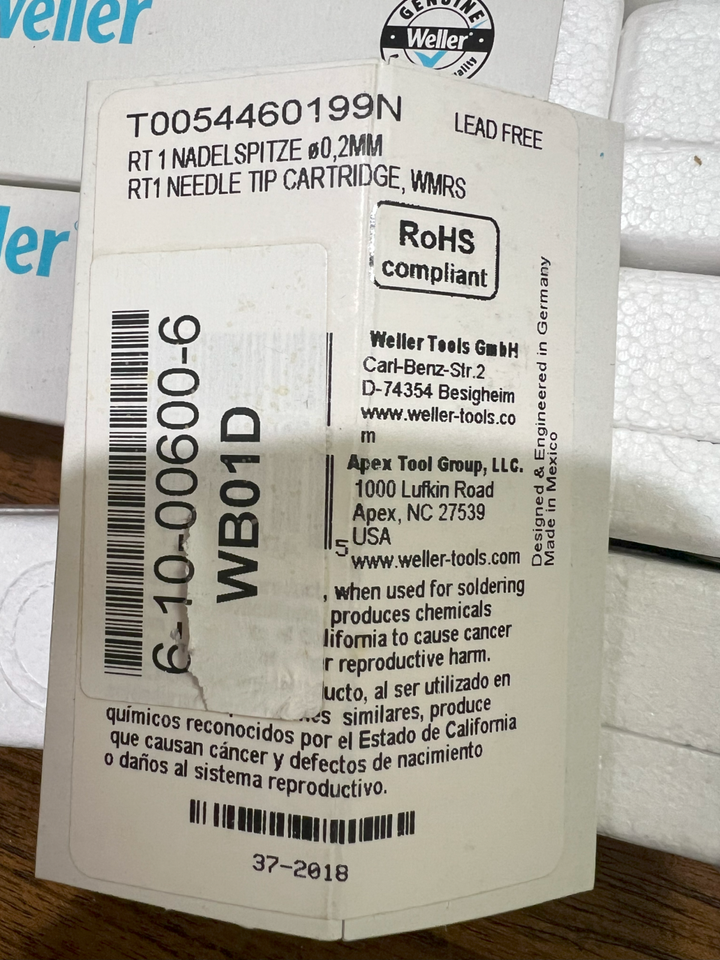 Weller RTM 002 C (T0054460199N) RT Micro Tip, Conical, 0.2mm | eBay