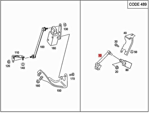 Genuine MERCEDES C216 W221 S-CLASS W221 Coupe C216 Bar 2213202589 | eBay