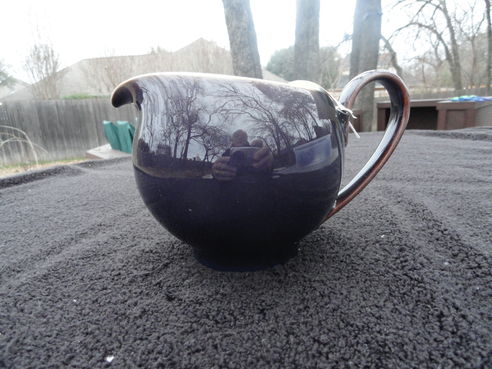 Denby Amethyst Shiny Glossy Purple and White Small Jug / Pitcher | eBay