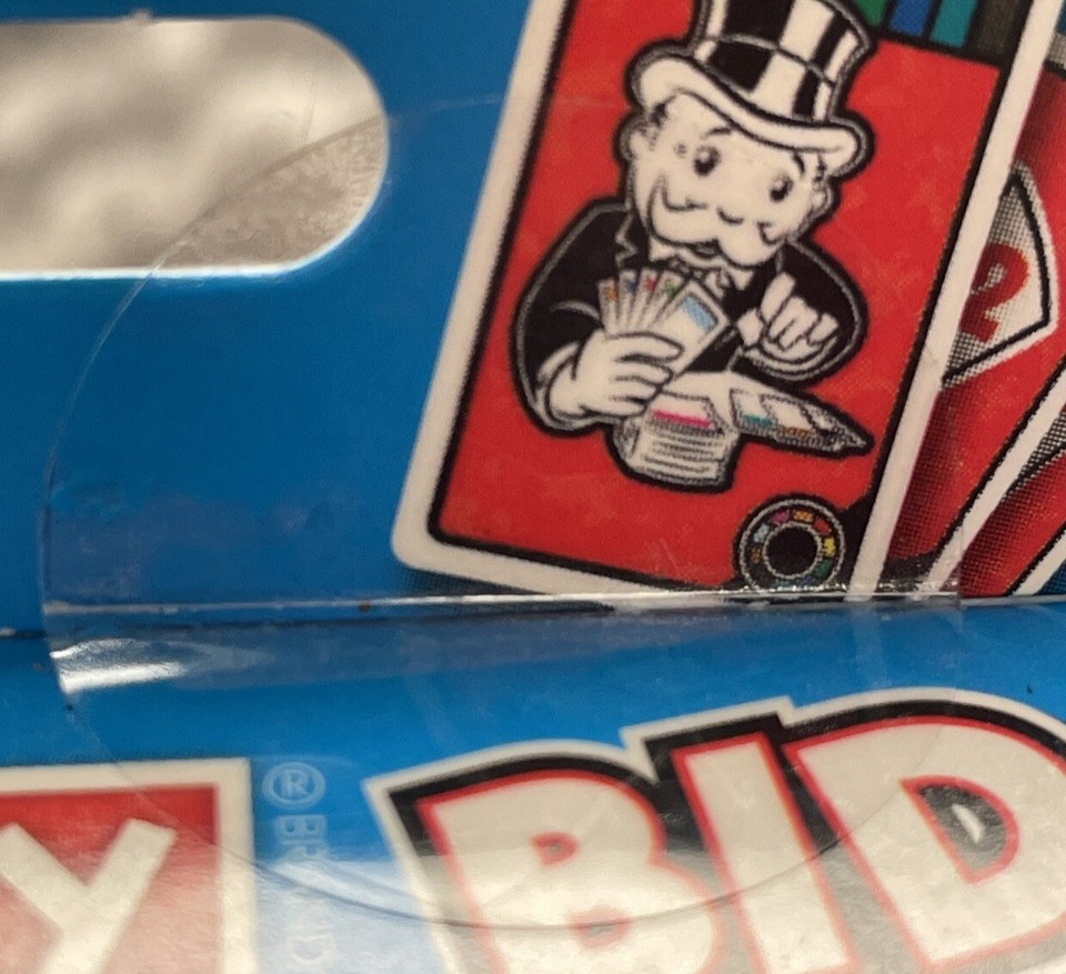 Hasbro Monopoly Bid Card Game Buy, Trade, or Steal Properties To Win ...