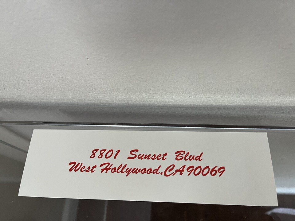 Supreme West Hollywood Store Opening Sticker - Tower Records Colorway ...
