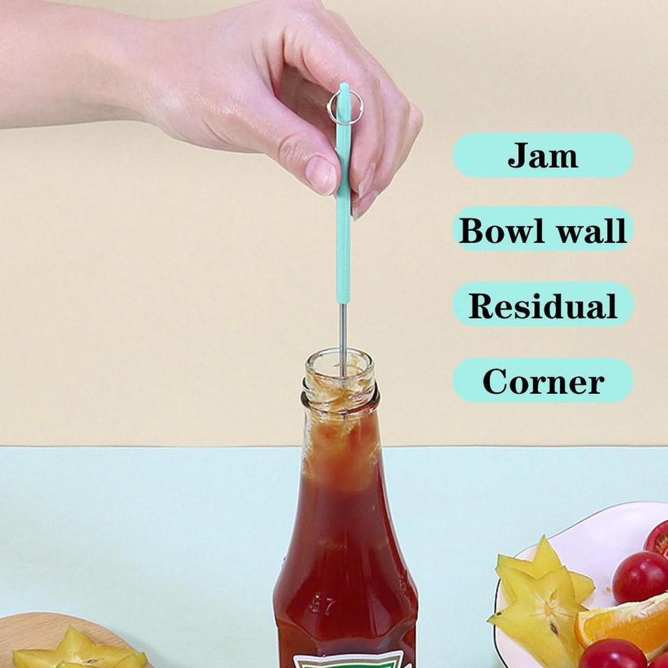 Mini Silicone Telescopic Spatula Multipurpose Double-Headed Cream Cake ...