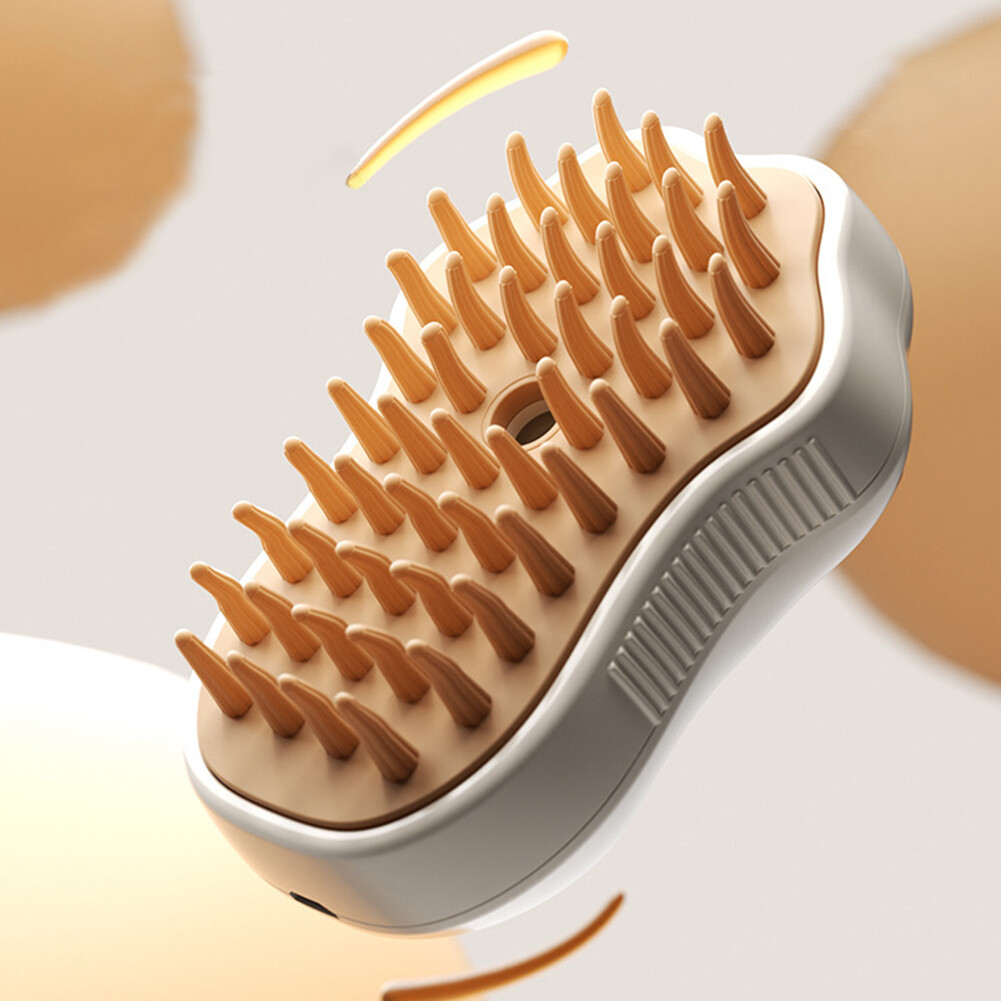 3 in 1 Cat Slicker Brushes Cat Steam Brush Pet Hair Removal Comb for ...