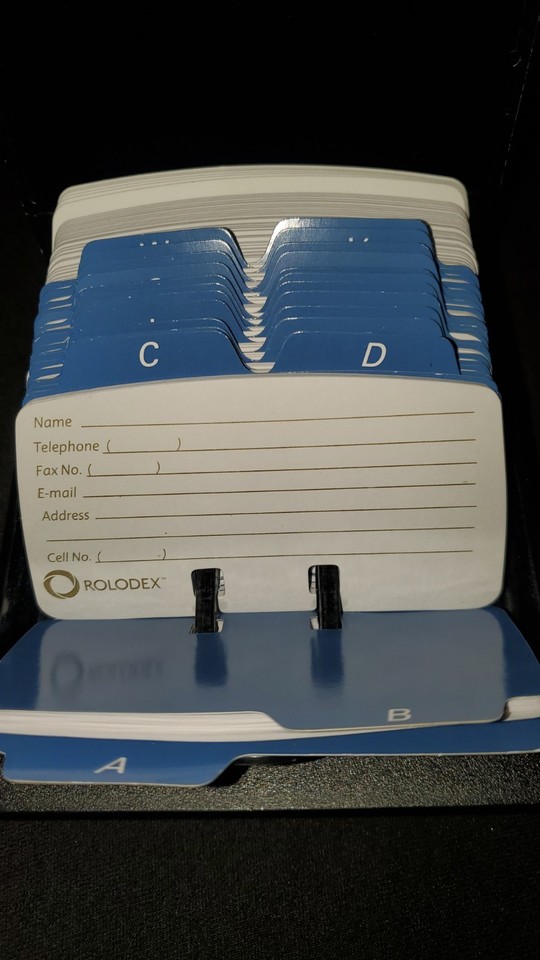 Rolodex Business Card File Organizer by Rubbermaid Home Products | eBay