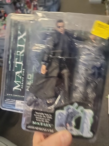 McFarlane The Matrix Series One Neo Lobby Scene Action Figure New 2003 ...