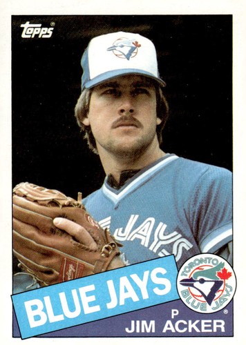 1985 Topps #101 Jim Acker - Toronto Blue Jays | eBay