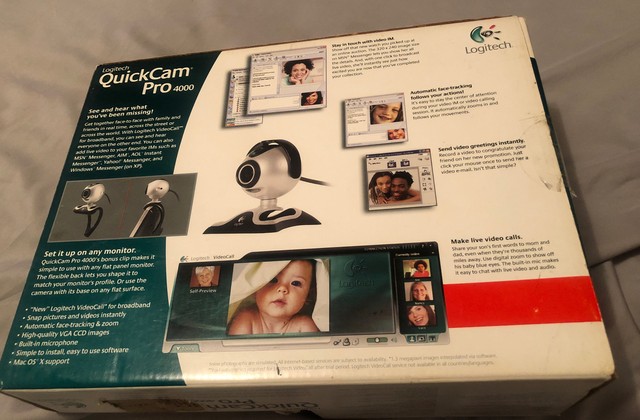 Logitech QuickCam Pro 4000 Web Cam for sale online | eBay