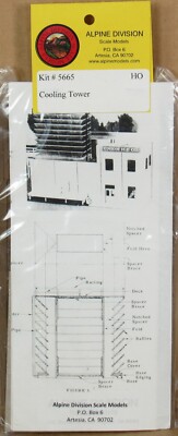Alpine Division Scale Models Kit 5665 Cooling Tower for Building HO ...