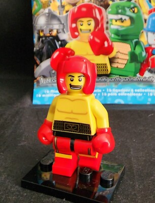 Lego Minifigure 8805 Series 5 Collectible Boxer gloves sparring helmet ...