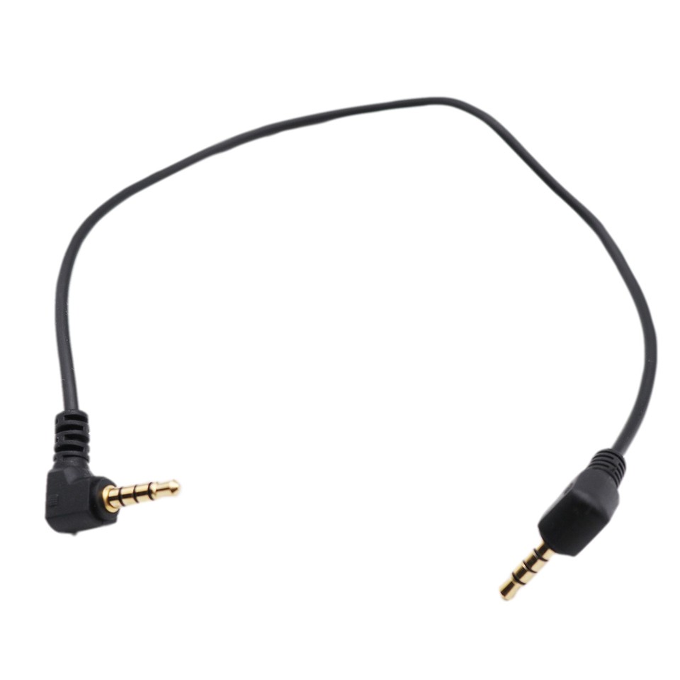 10pcs 3.5mm TRRS 4 Pole 90° Male Angled to 3 Ring Male Angle Audio ...