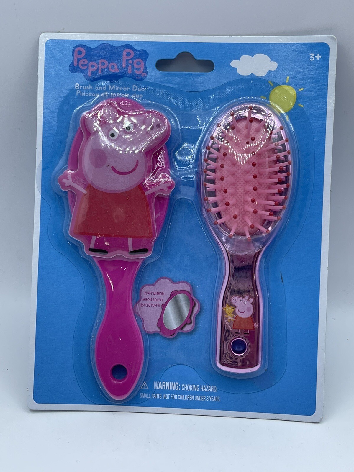 Peppa Pig Hair Brush Mirror Duo Pink Age 3+ | eBay