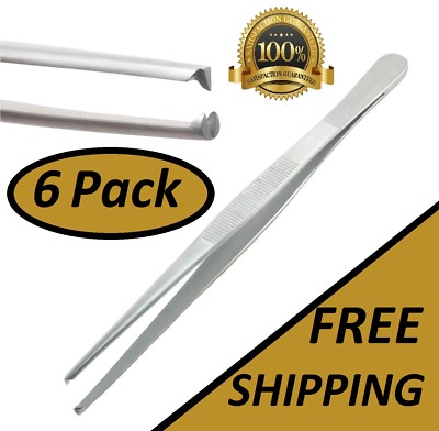 6 RAT TOOTH TISSUE THUMB KOCHER FORCEPS 4.5" SURGICAL 1X2T SURGICAL ...