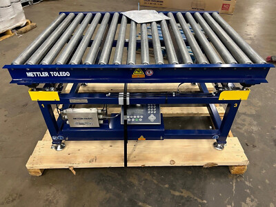 METTLER TOLEDO SWC Checkweigher Roller Conveyor Scale IND570 indicator ...