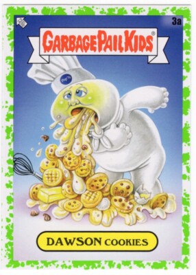 2021 GARBAGE PAIL KIDS GPK FOOD FIGHT BOOGER GREEN PARALLEL DAWSON ...