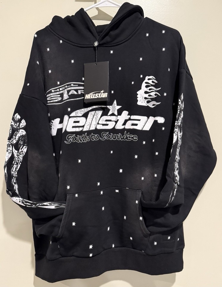NEW Hellstar Men’s Hoodie Black - Large | eBay