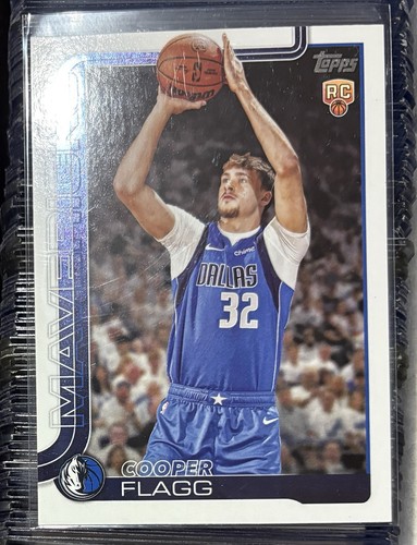 2025-26 Topps NBA Flagship Cooper Flagg RC Dallas Mavericks #201 First ...