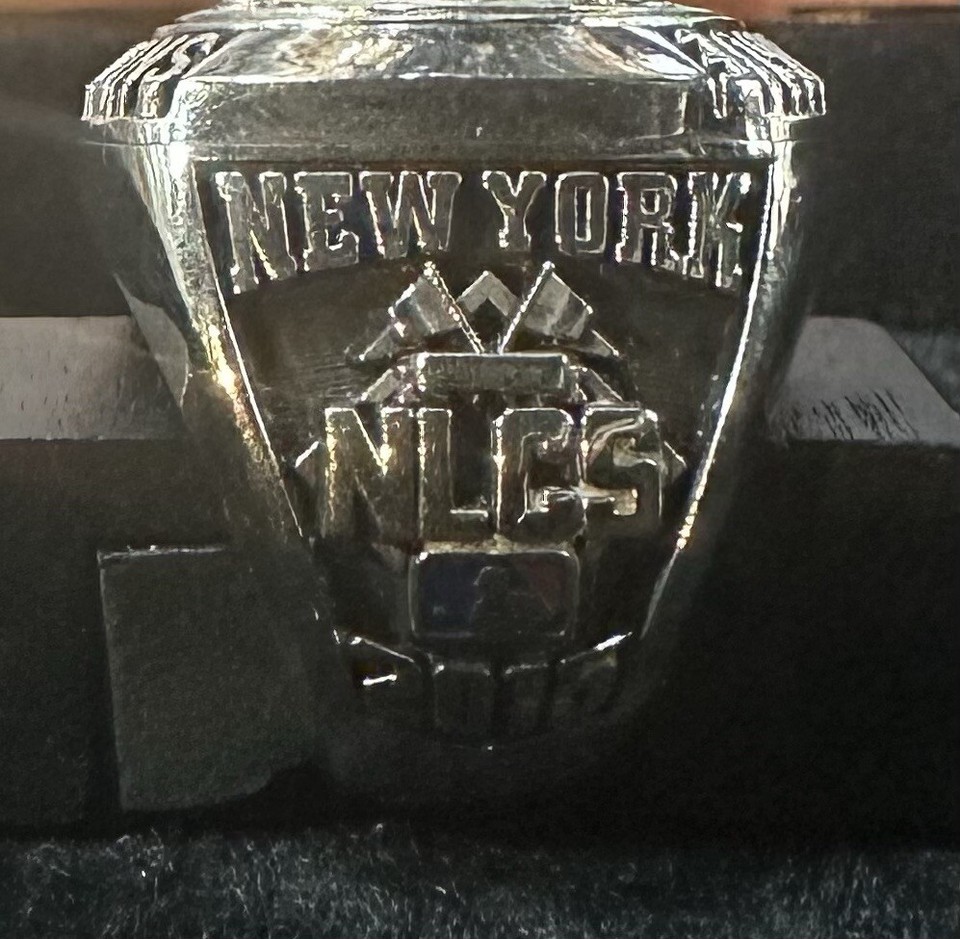 2015 Mets NLCS Champions Jostens Silver Elite Employee Team Issued Ring ...