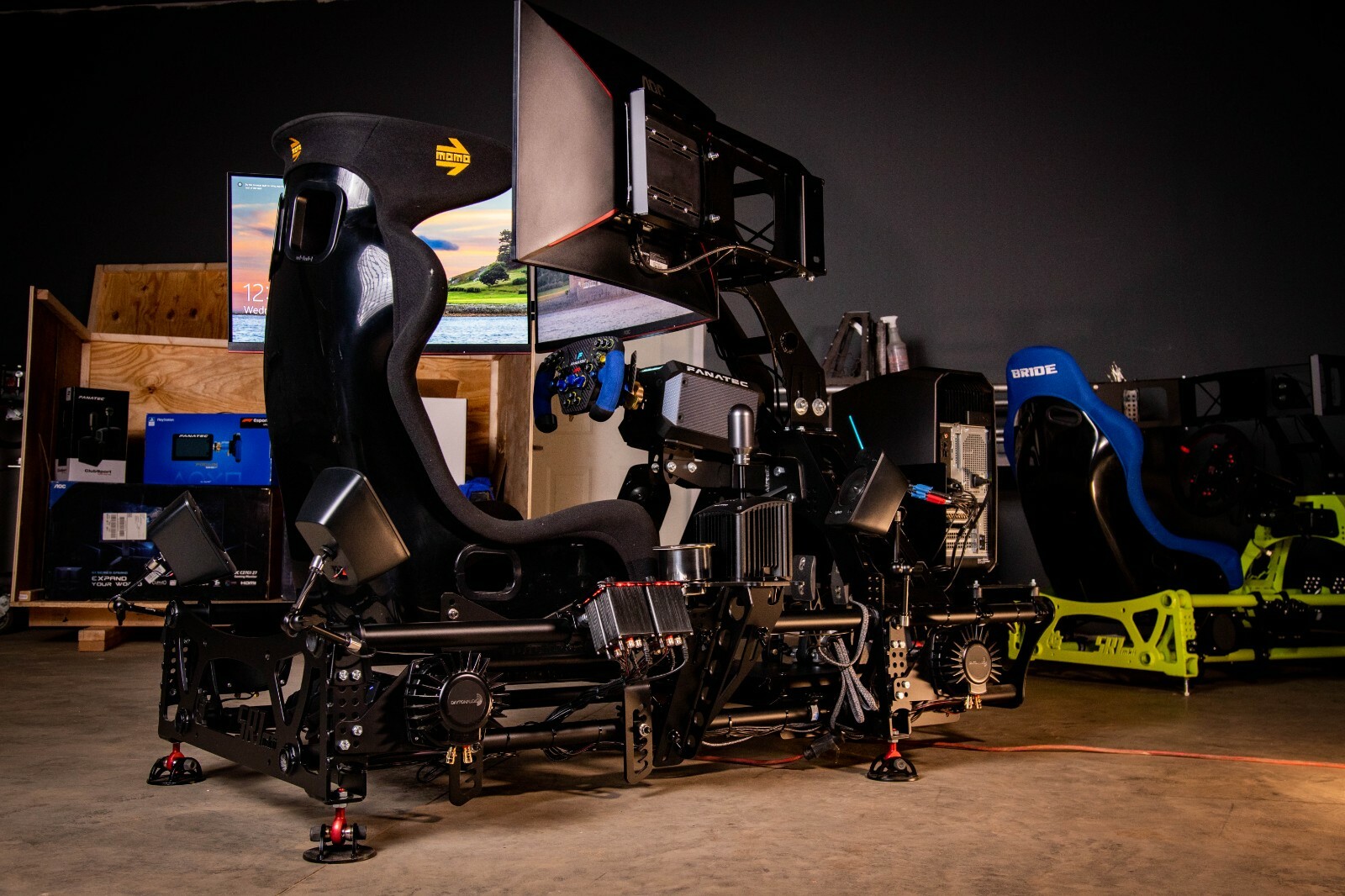 Racing Simulator Chassis EXTREME DUTY Fanatec Logitech Thrustmaster Sim ...