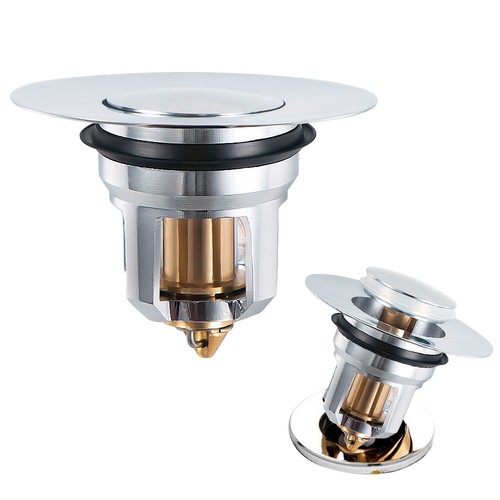 Bathroom Drain Filter Bullet Core Push Type Plug Bounce Up Stopper ...